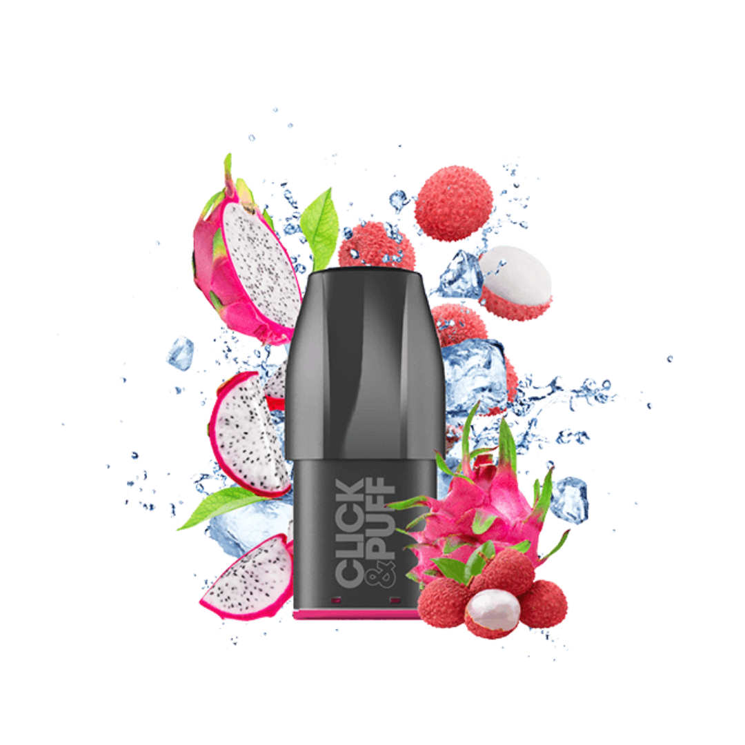 Dragon Lychee X-Bar Pod Click & Puff - Jwell Centre